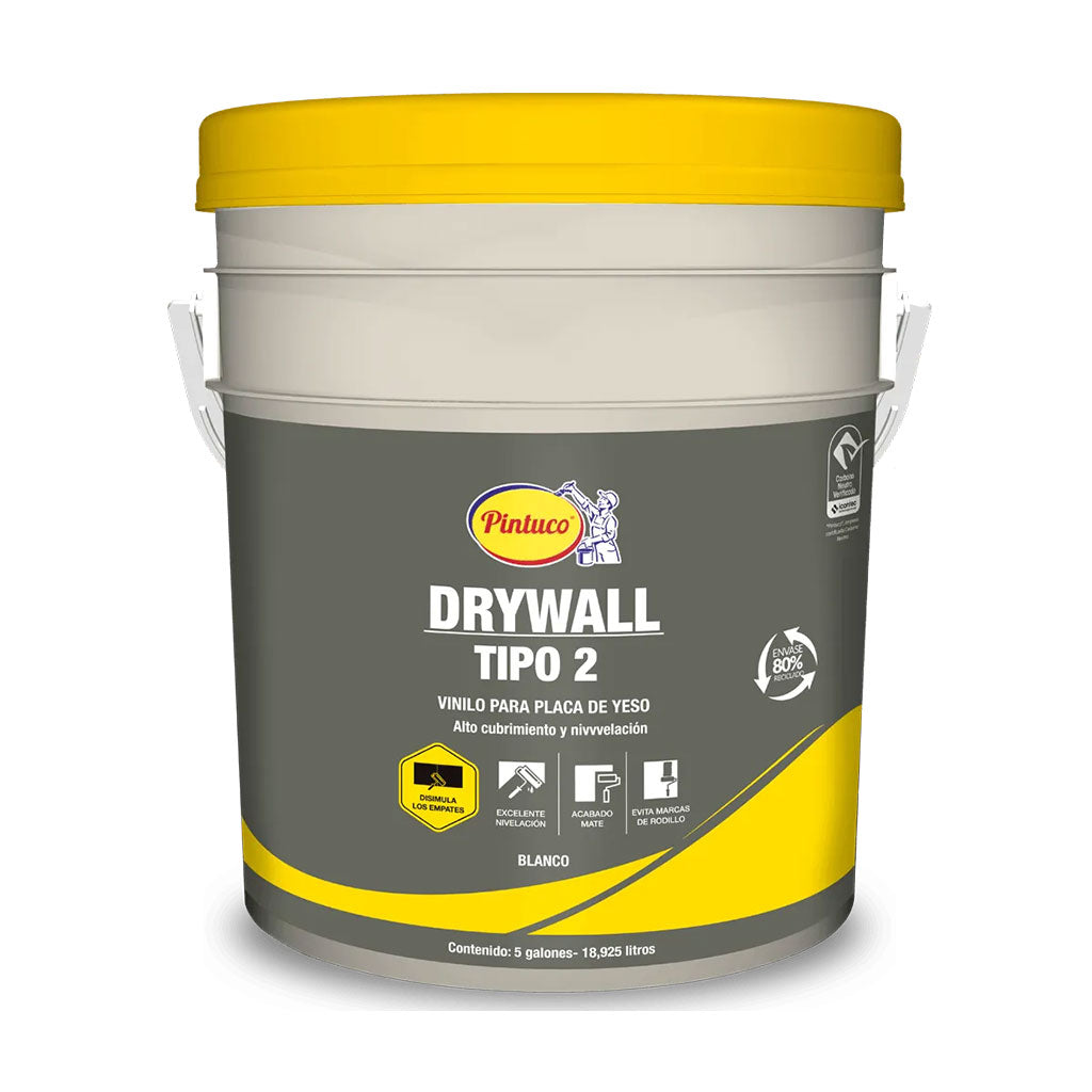 Pintura para Drywall Tipo 2 Blanco - Pintuco | Ancla